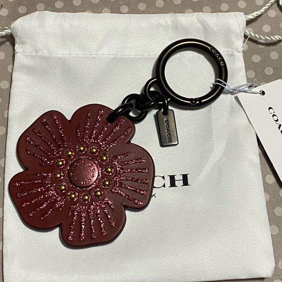 Coach | Bags | Coach Tea Rose Bag Charm 7449 | Poshmark